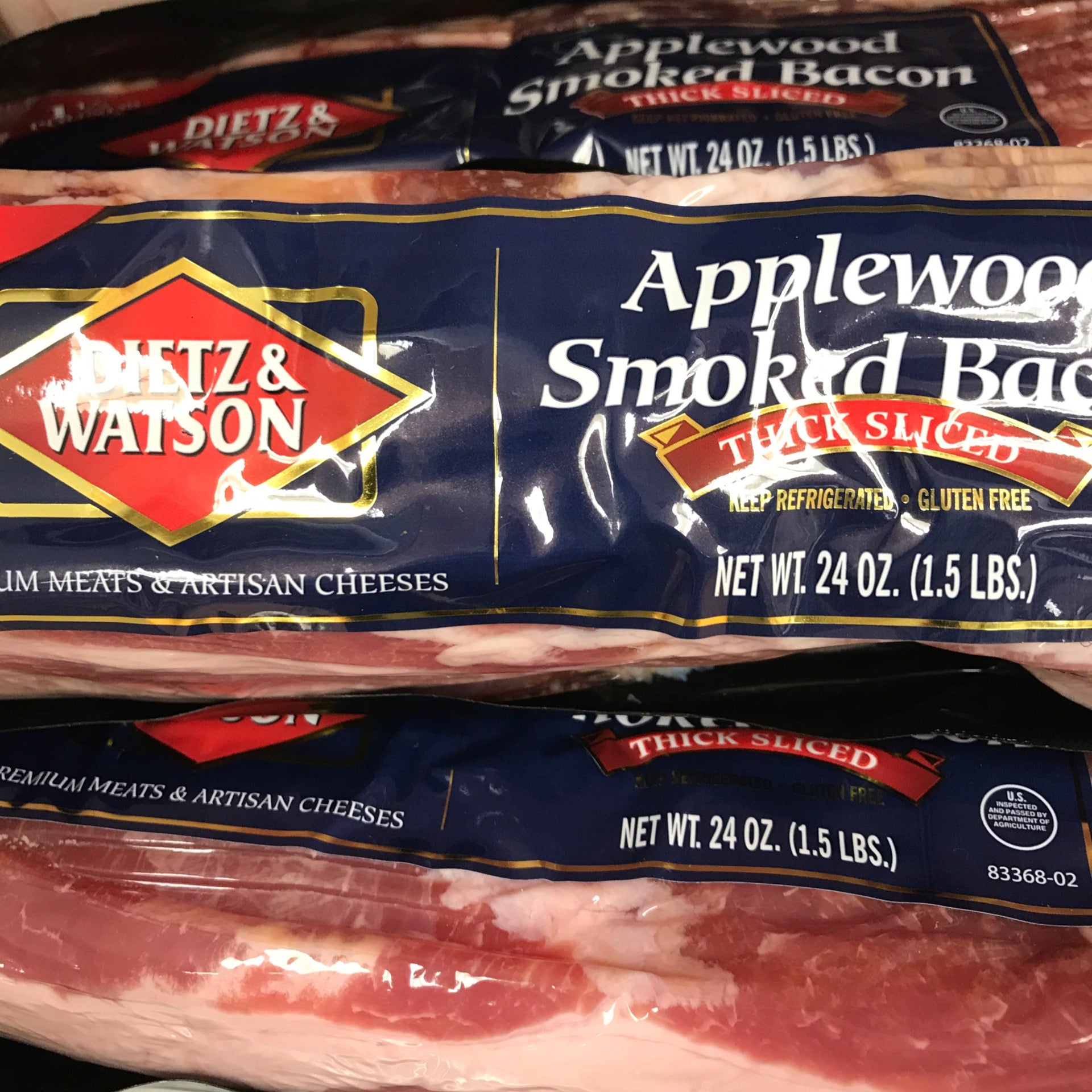 DIETZ & WATSON THICK CUT BACON 24 OZ | Original Colonial Market