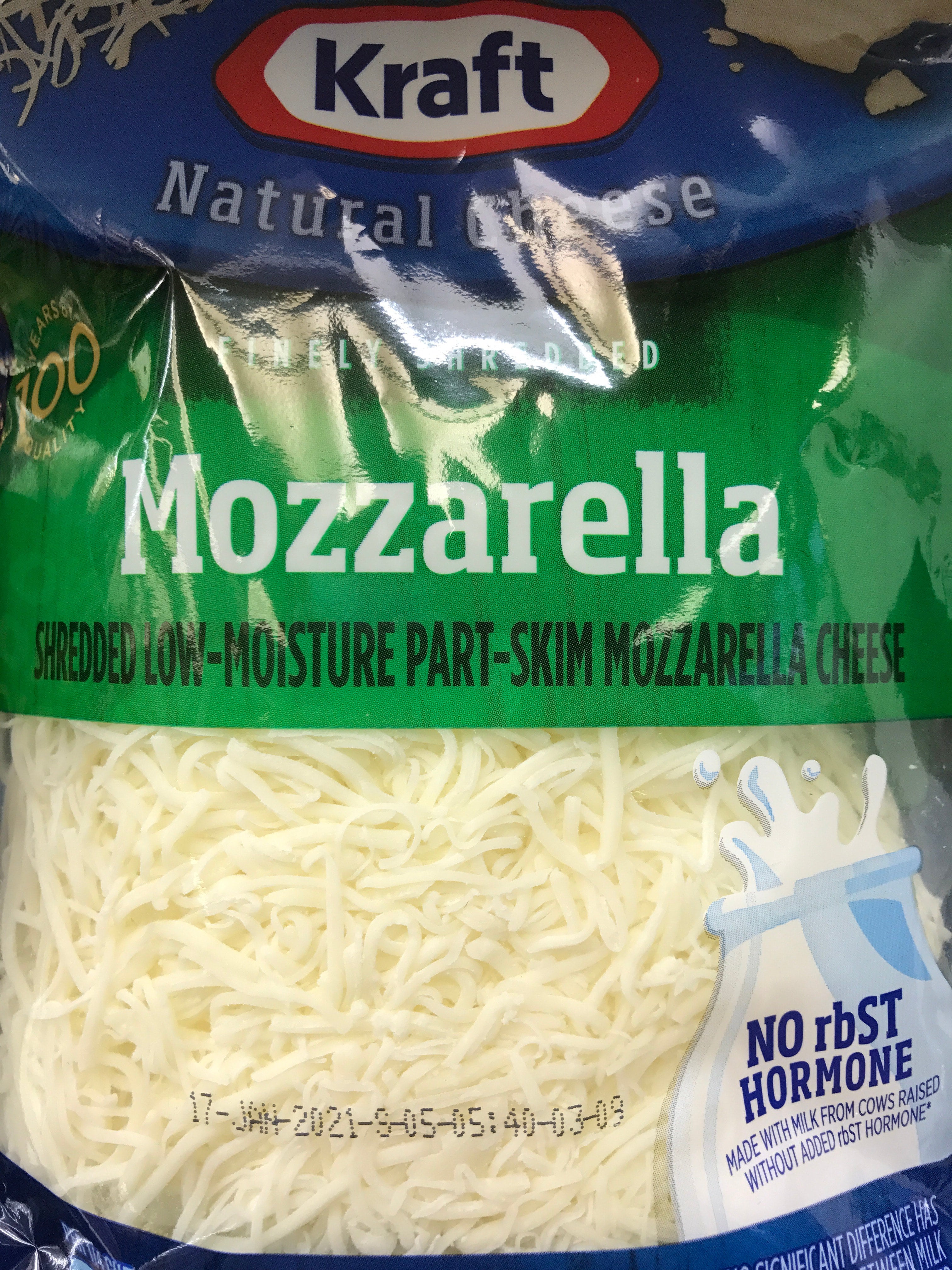 KRAFT FINE SHREDDED MOZZARELLA CHEESE 8 OZ BAG | Original Colonial Market