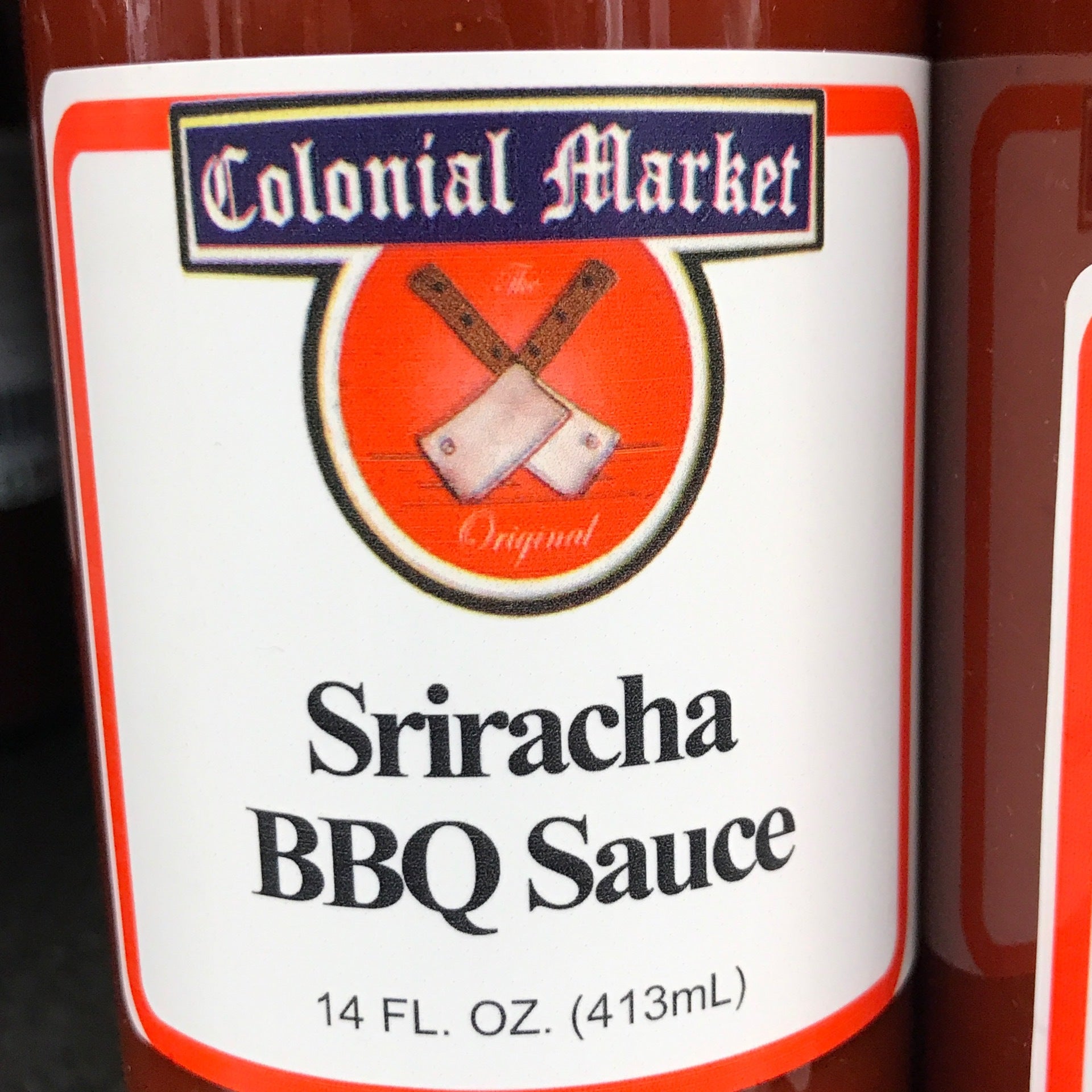 COLONIAL MARKET SRIRACHA BBQ SAUCE (14 oz) | Original Colonial Market